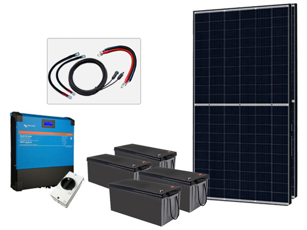 4000W - 48V Off Grid Solar Kit - 6000VA Inverter/ Charger - Sunshine ...